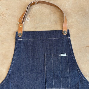 Workshop Apron in Waxed Canvas W/ Removable Leather Strap | ARTIFACT - Handmade in Omaha, NE ...