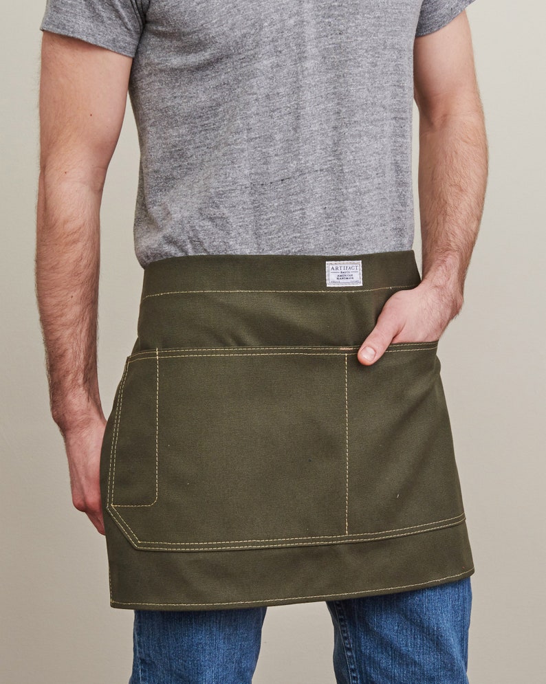 Waist Apron Heavy Duty W/ Multiple Pockets ARTIFACT - Etsy