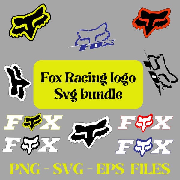 Fox Racing Svg - Etsy