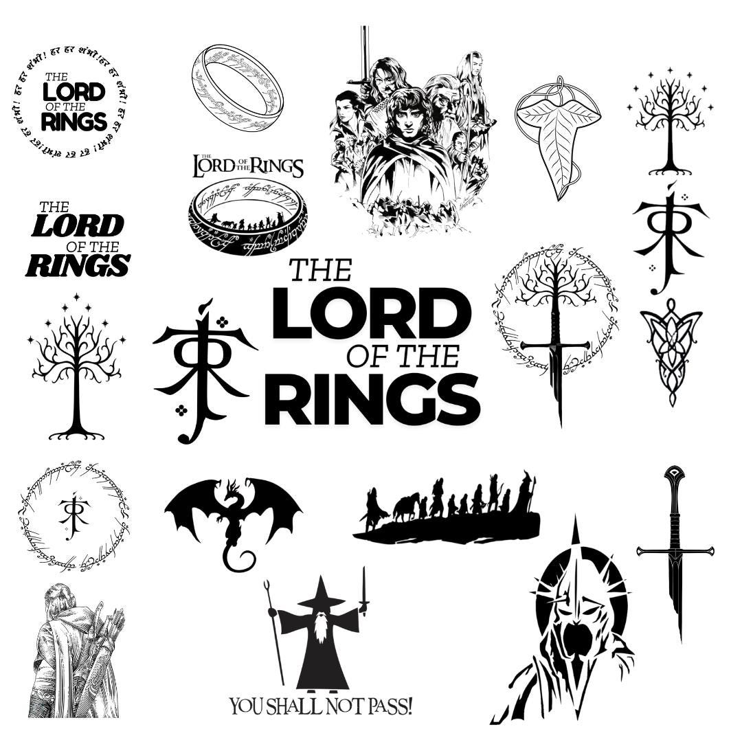 One Ring Svg,the Lordt of the Rings Svg Bundle,lotr Svg,lordt of the ...