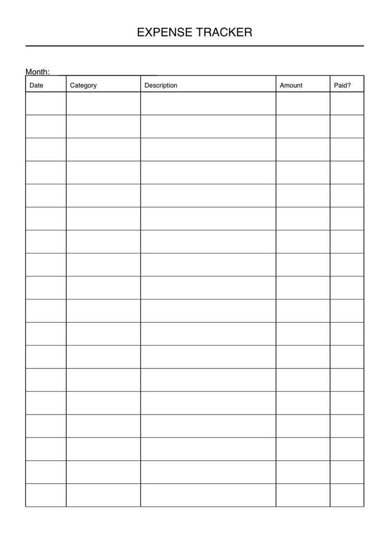 Minimalist Printable Planner Bundle A4 + US Letter | Habit Tracker ...