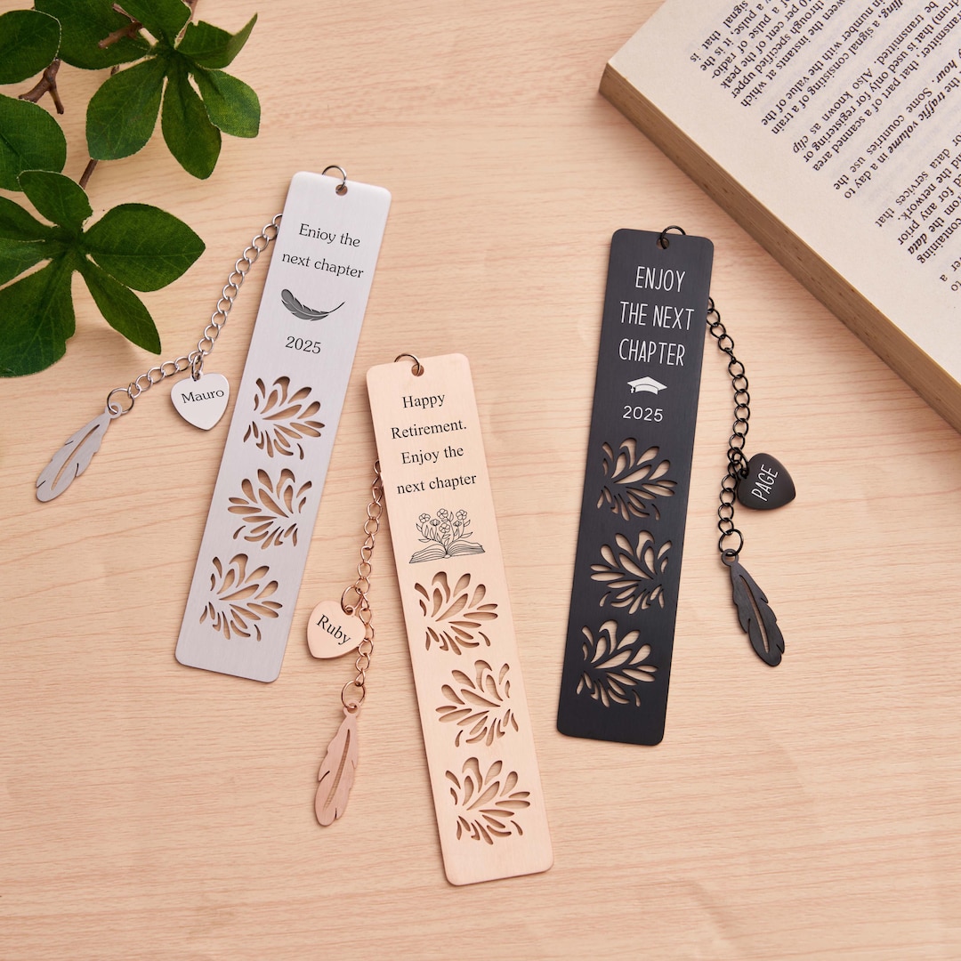 Personalized Happy Retirement Farewell Gifts,custom Retirement Bookmark ...