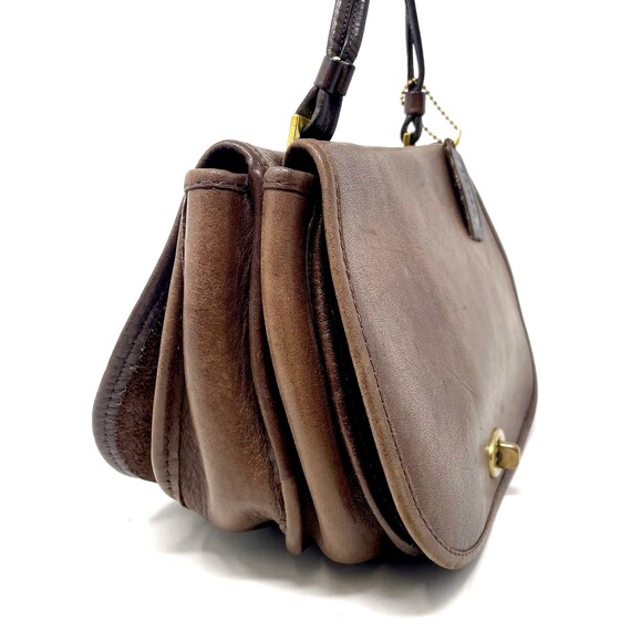 RARE Vintage 60s COACH Pre-Creed Metal Tag Double Sad… - Gem