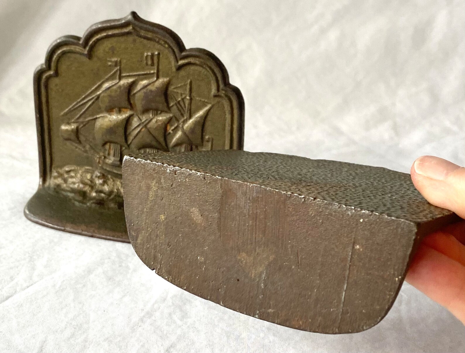 Pair of Antique Solid Bronze Bookends Circa 1920s - Etsy