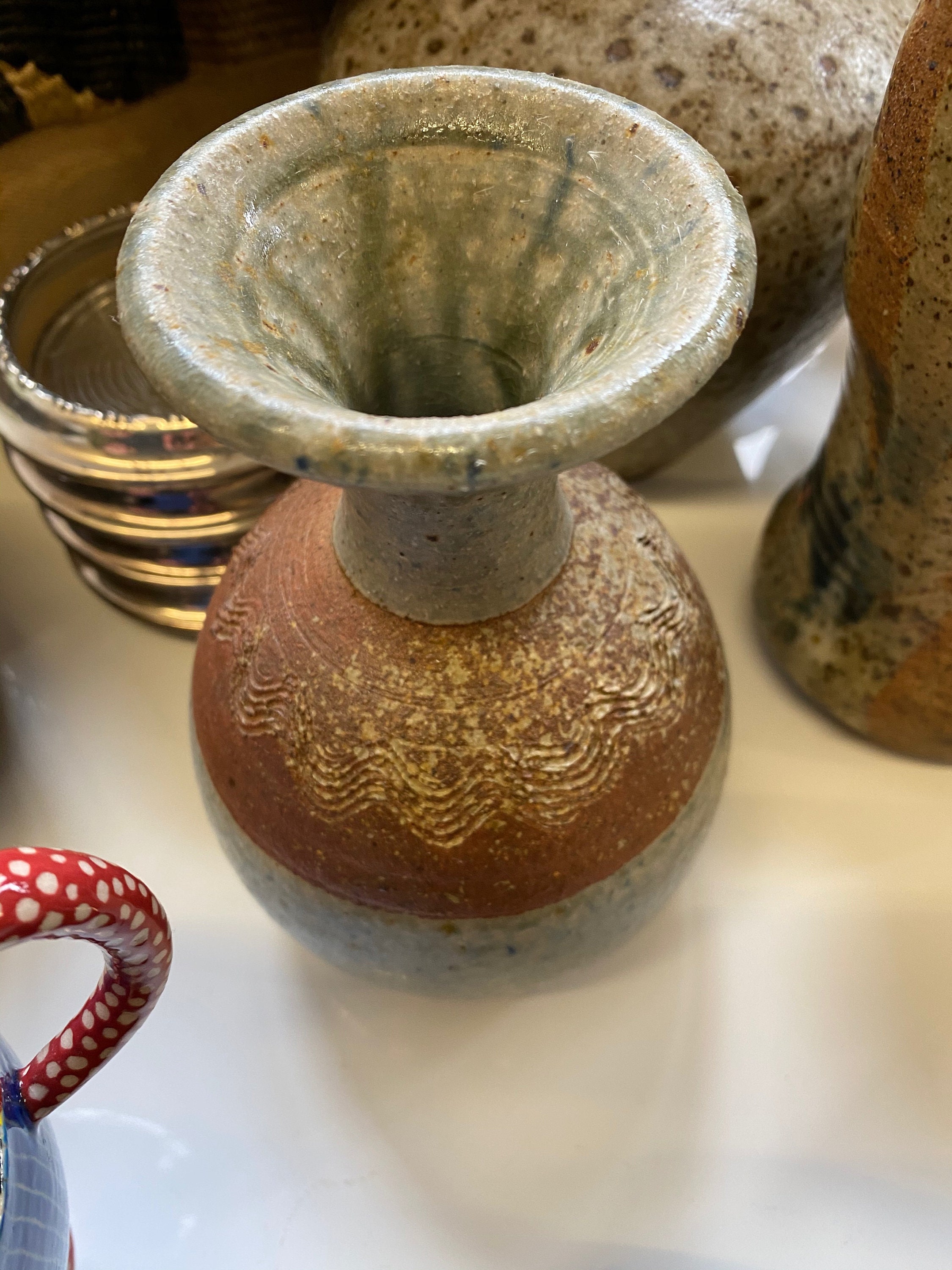 Vintage 70s Frank Polizzi Studio Pottery Stoneware Big Mouth - Etsy