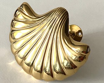 Brass Scallop Shell - Etsy