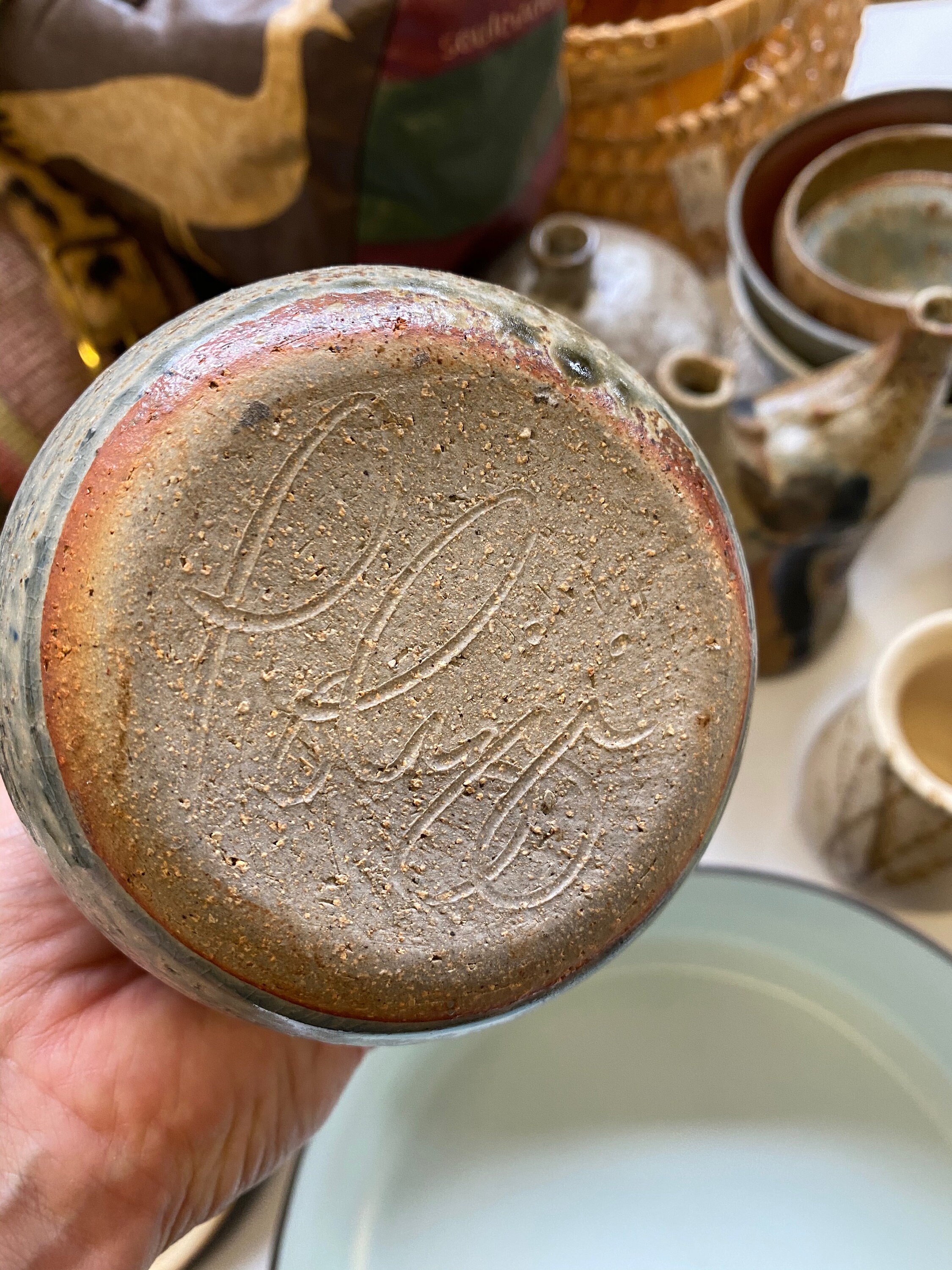 Vintage 70s Frank Polizzi Studio Pottery Stoneware Big Mouth - Etsy