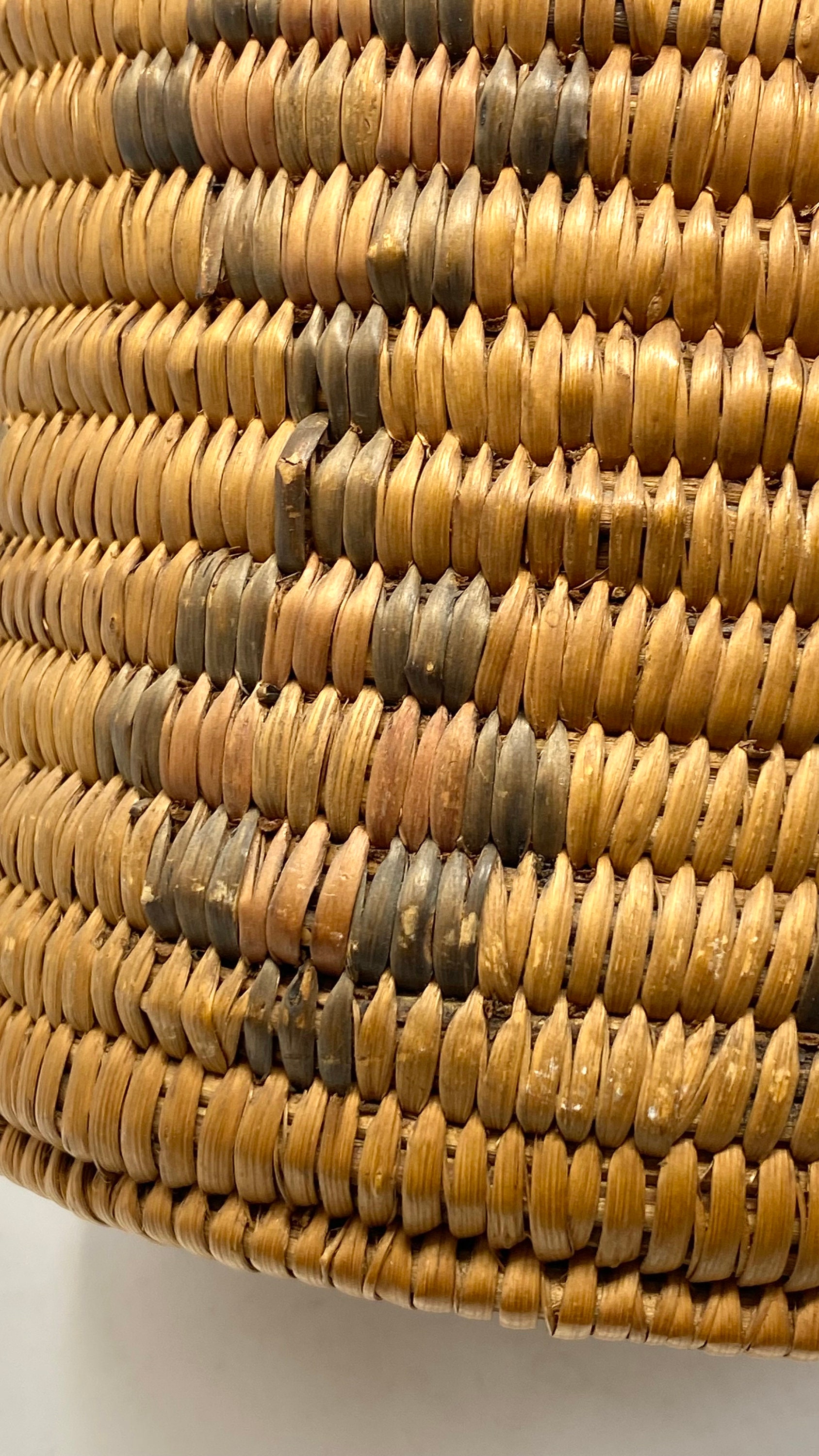 Squat Tribal Woven Grass Basket Antique Indian Native American - Etsy