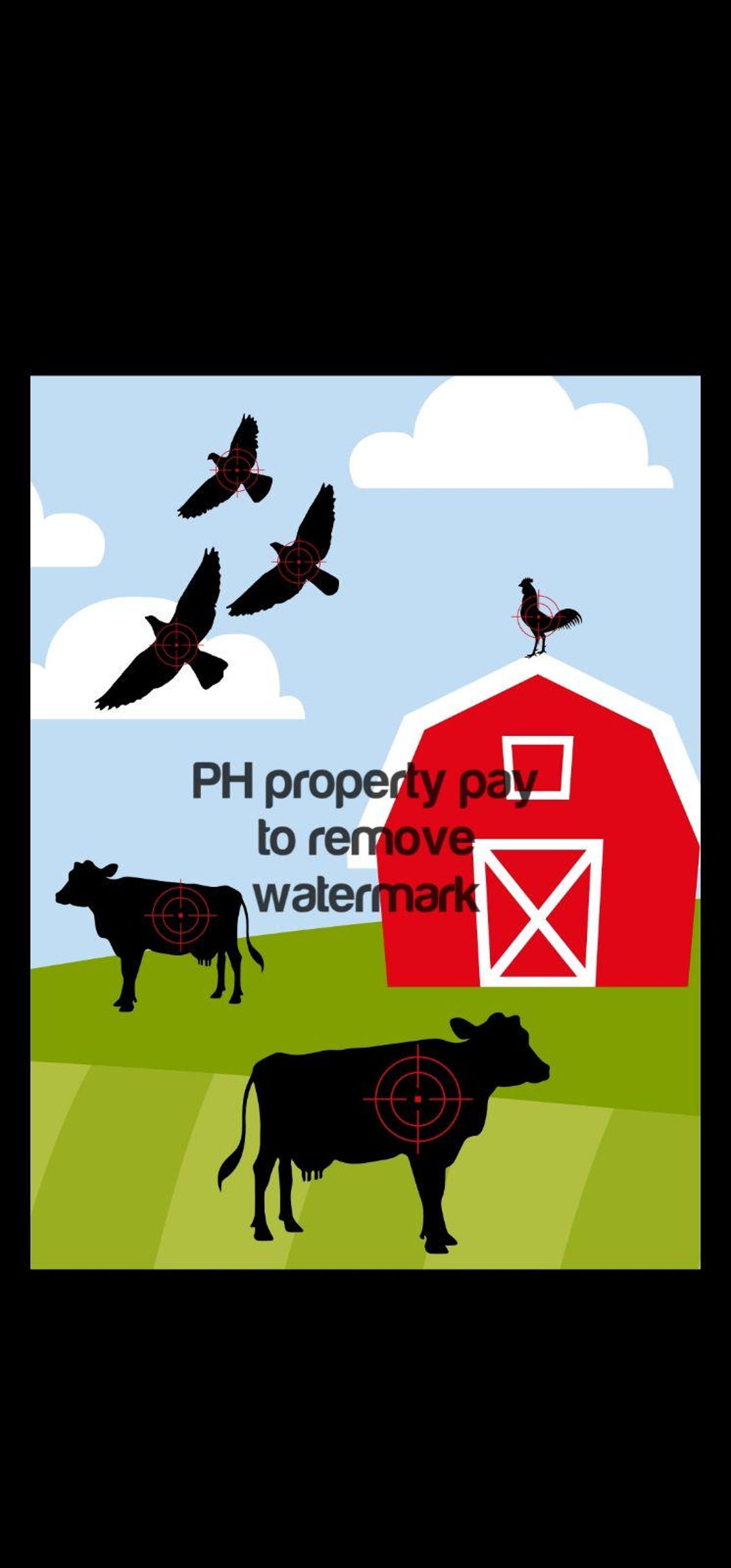 Shooting Range Target Farm Theme - Etsy