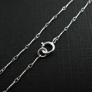 Everyday Sterling Silver Chain-extra Fine Necklace Chain-dainty Silver ...