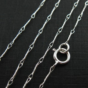 Everyday Sterling Silver Chain-extra Fine Necklace Chain-dainty Silver ...