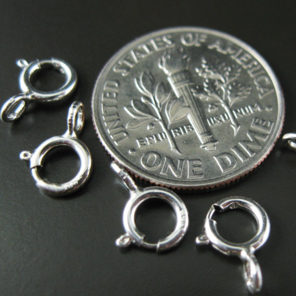 Sterling Silver Findings -sterling Silver Spring Clasp, Jewelry Clasps ...