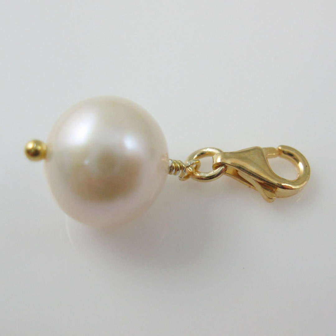 14K Gold, Gold Filled, Gold Plated Freshwater Pearl Charms-add on Charm ...
