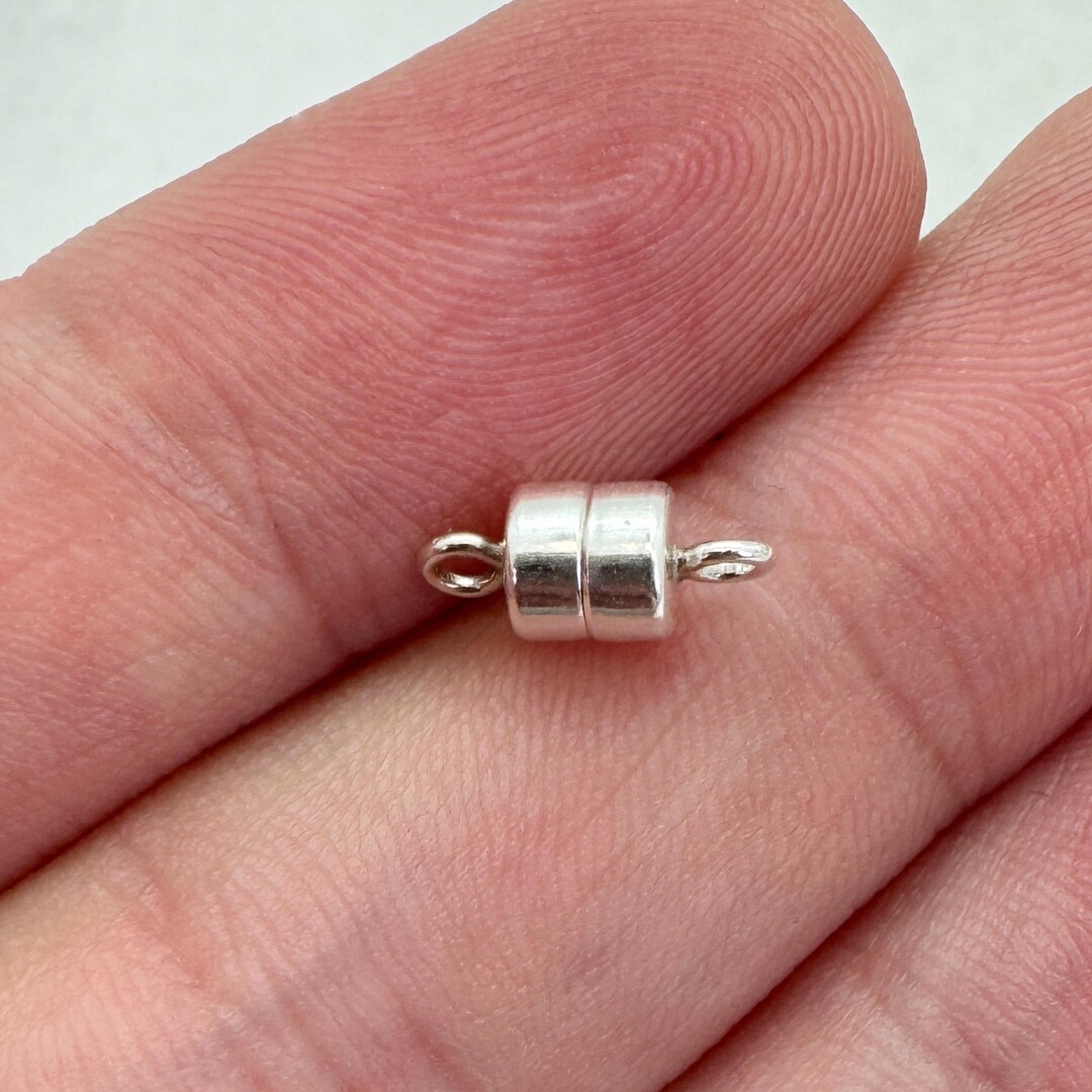 Magnetic Clasp, Gold Filled or Sterling Silver Magnetic Clasp, Small ...