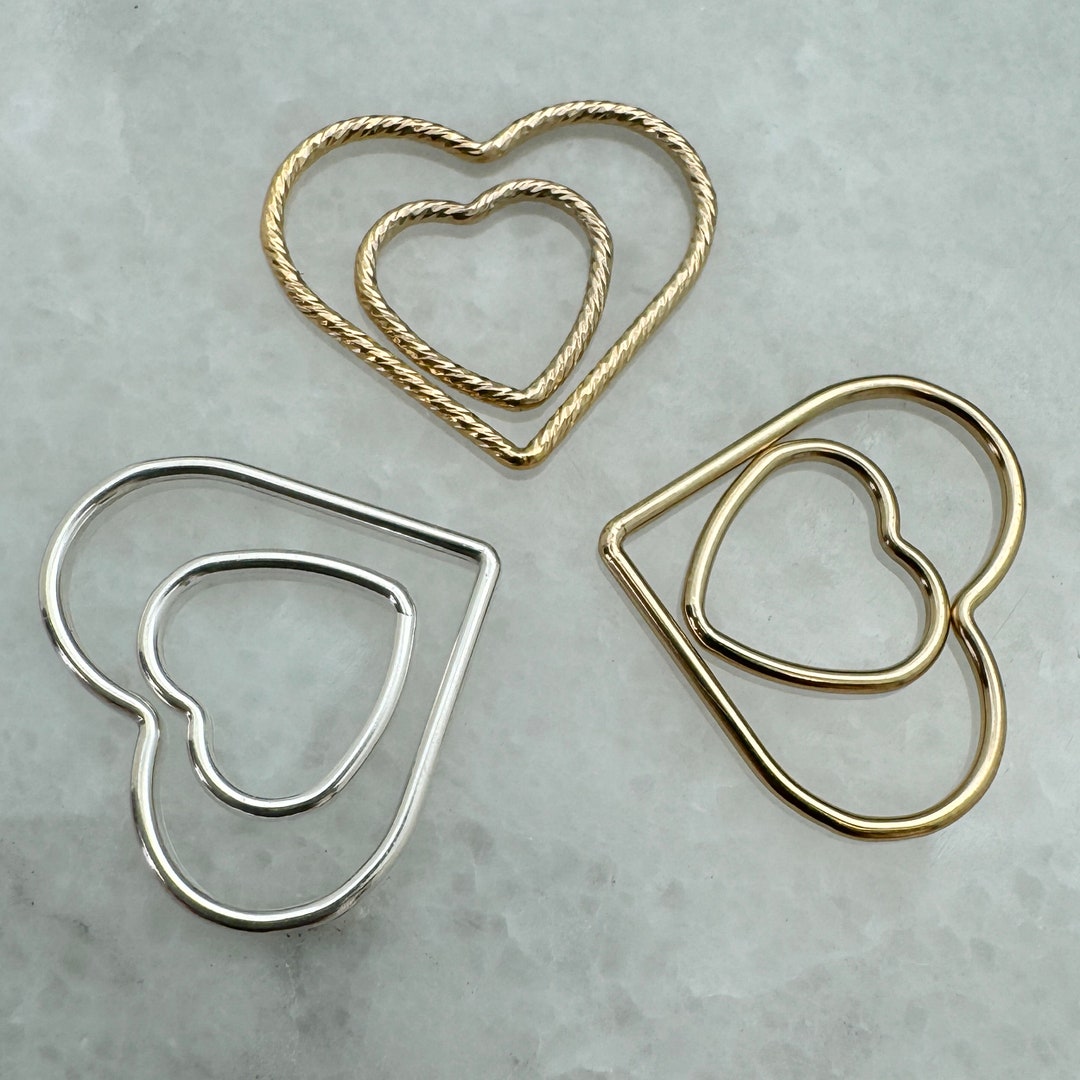 Permanent Jewelry Charm Connectors-14k Gold Filled or 925 Sterling ...