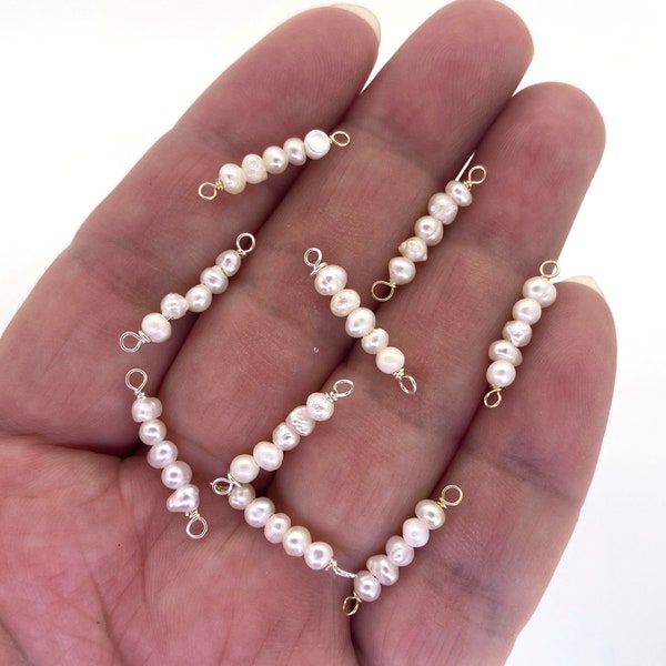 Pearl Connector for Jewelry - Etsy