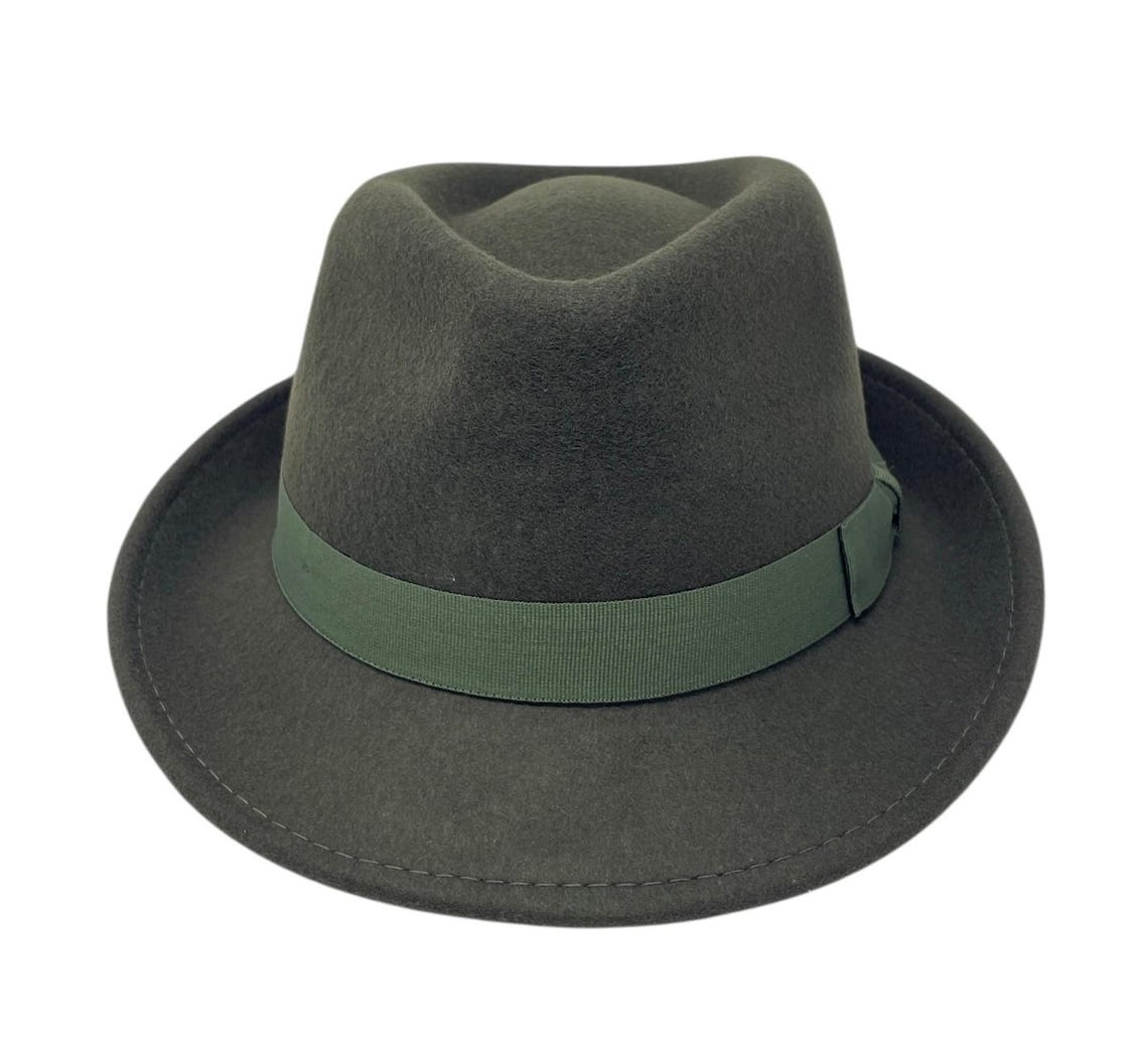 100% Wool Trilby Hat Waterproof & Crushable Handmade Unisex Trilby ...