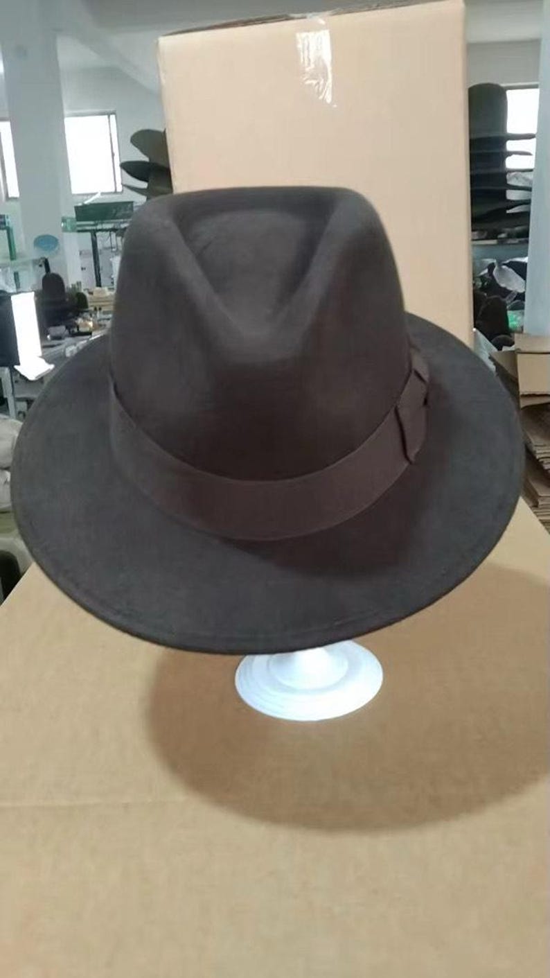 Handmade Crushable Felt Fedora Hat – 100% Wool | Elegant Gents Hat With ...