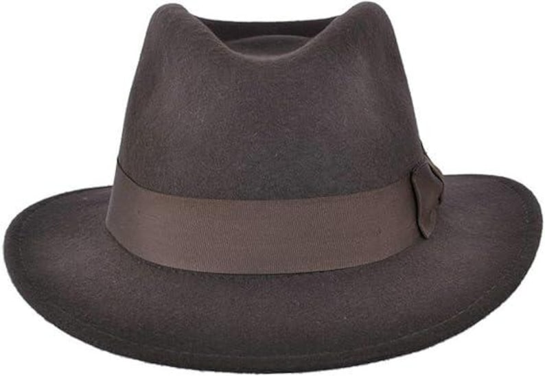 Handmade Crushable Felt Fedora Hat – 100% Wool | Elegant Gents Hat With ...