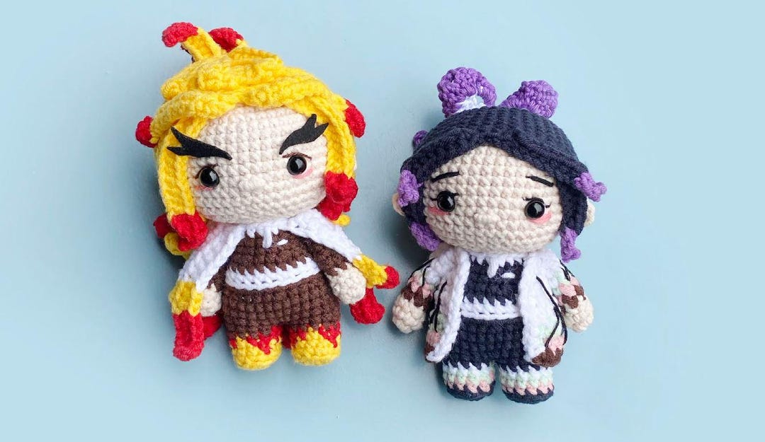 Demon Slayer Crochet Amigurumi Pattern - Etsy