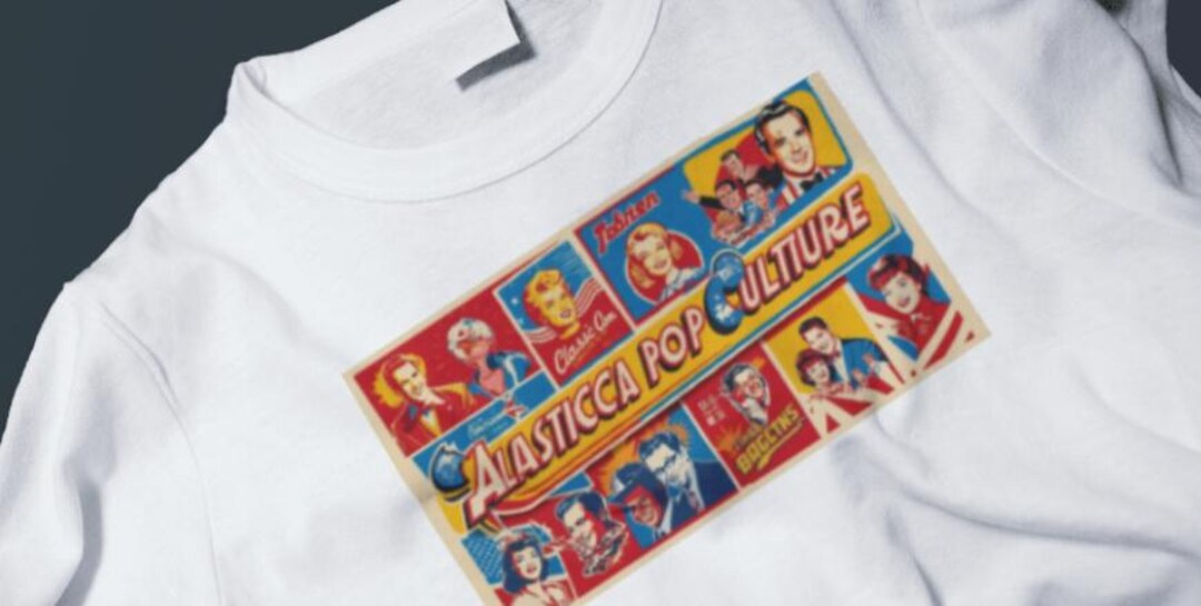 Retro Pop Culture T-shirt Design: 1950s American Art (PNG PDF Digital ...