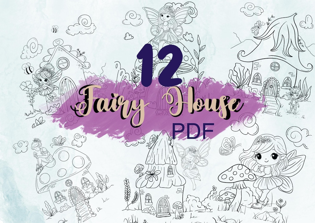 FAIRY HOUSE DIGITAL Printable - Etsy