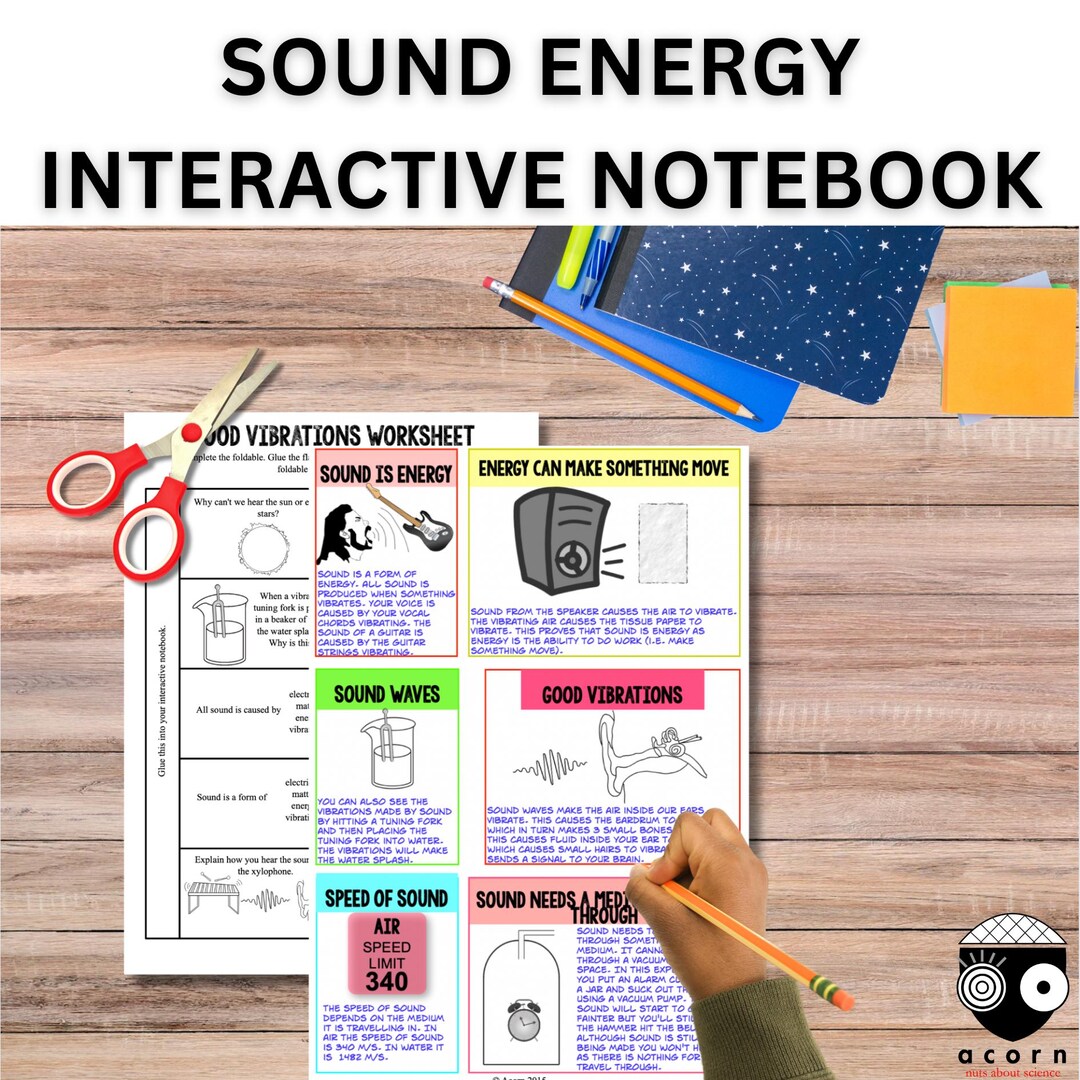 Sound Interactive Notebook - Etsy