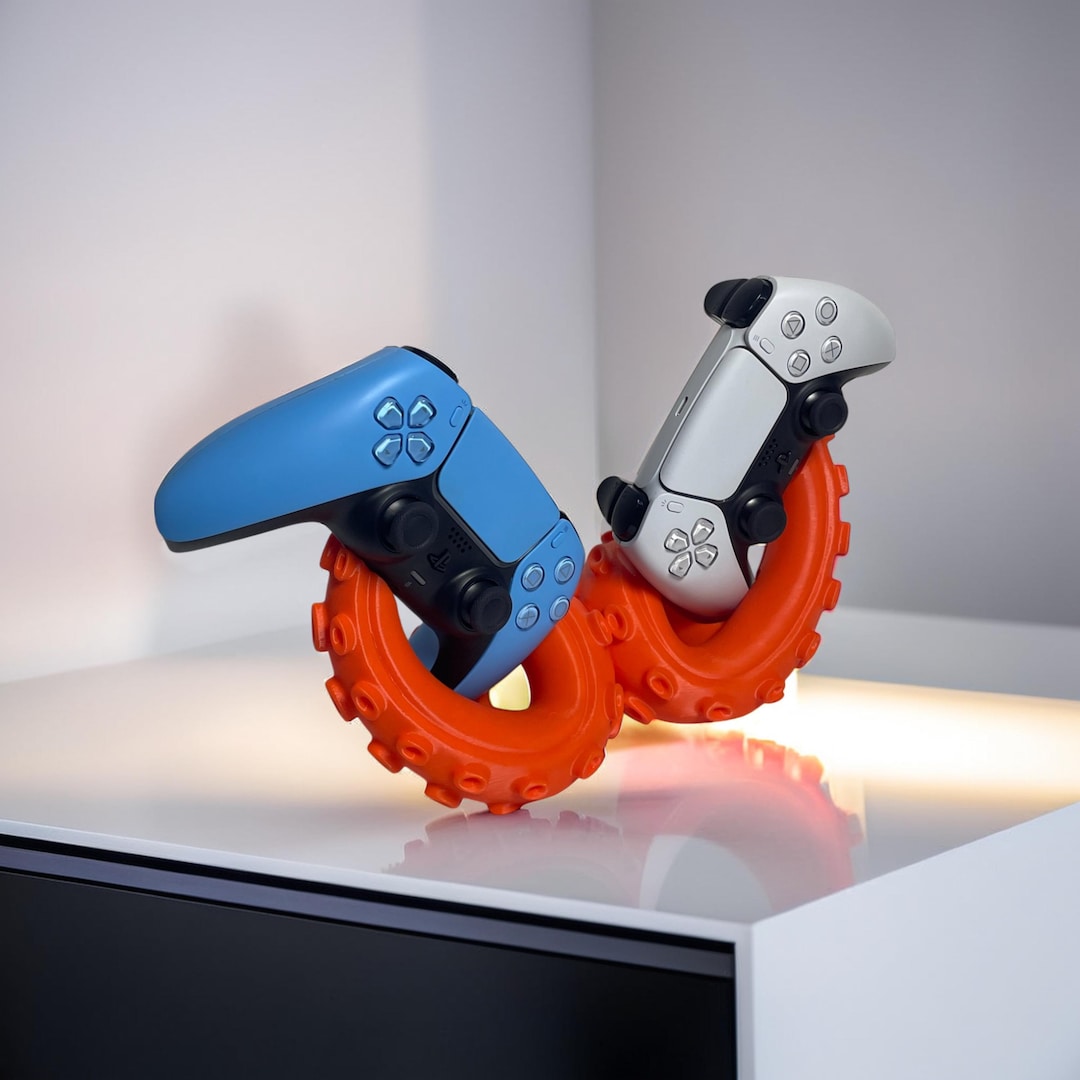 Gaming Controller Holder, Custom Gaming Accessory, 3d Printed Table ...