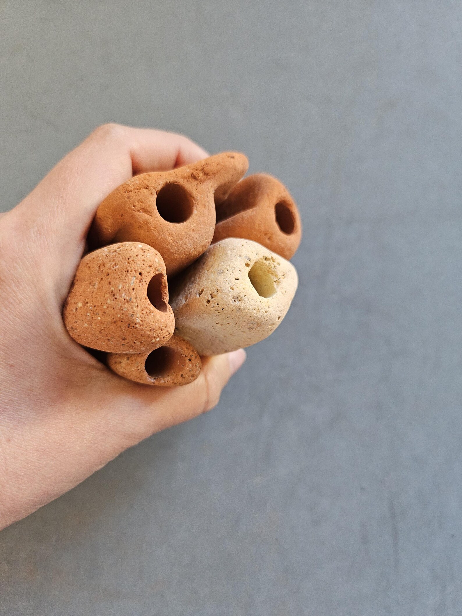 Genuine Sea Clay / Sea Terracotta Bulk / Beach Bricks With Holes / Clay ...