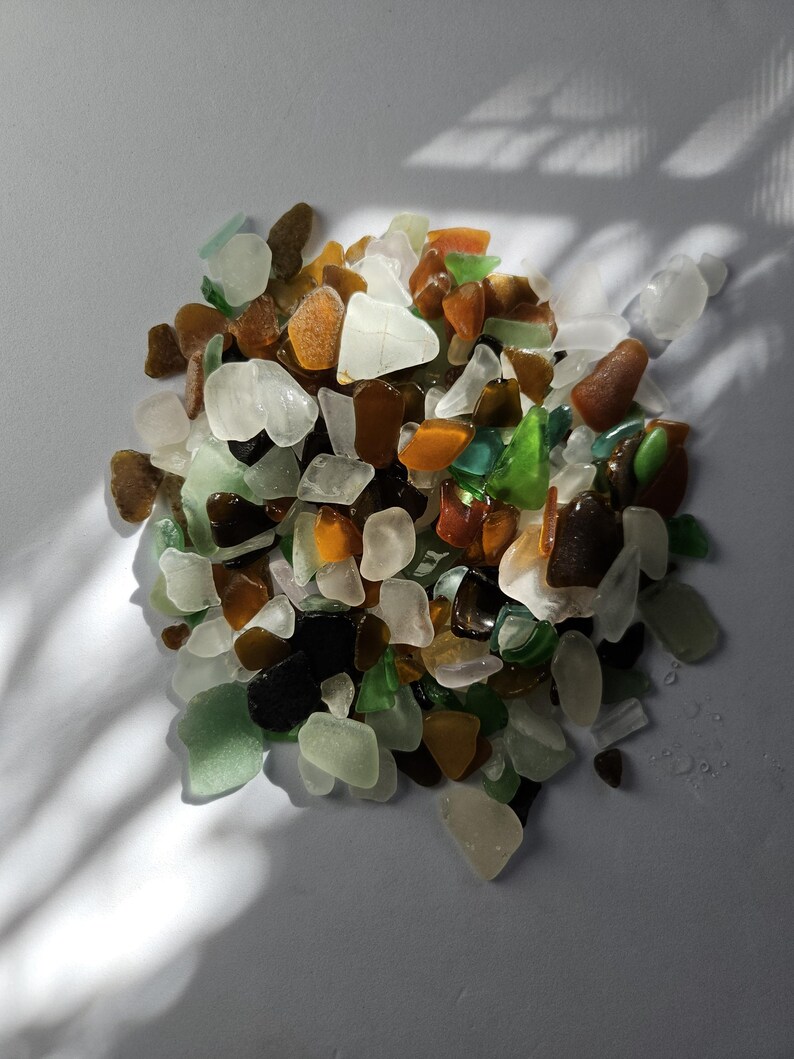Genuine Sea Glass Bulk for Mosaics, Crafts and Other DIY: Weight and ...