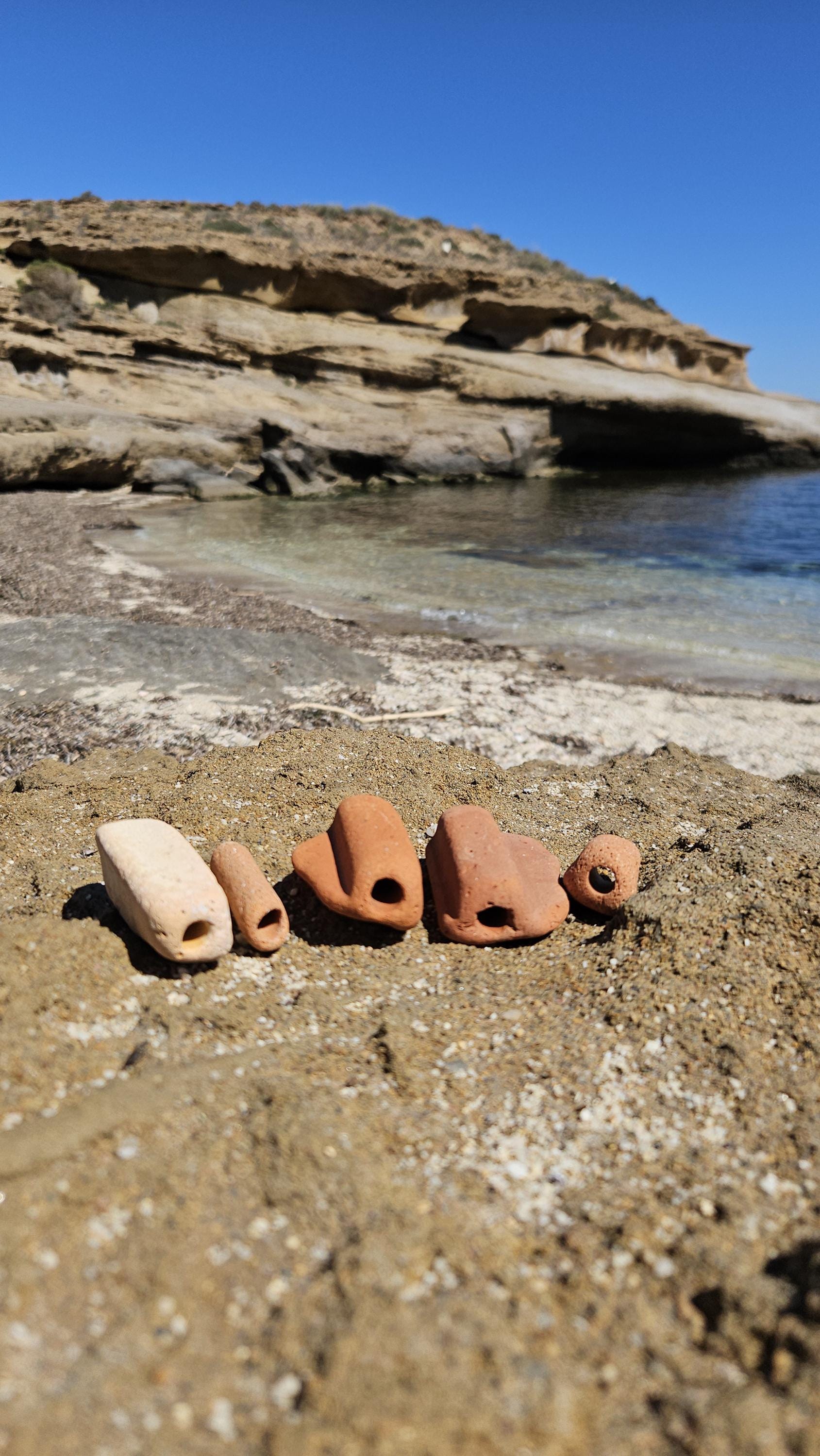 Genuine Sea Clay / Sea Terracotta Bulk / Beach Bricks With Holes / Clay ...