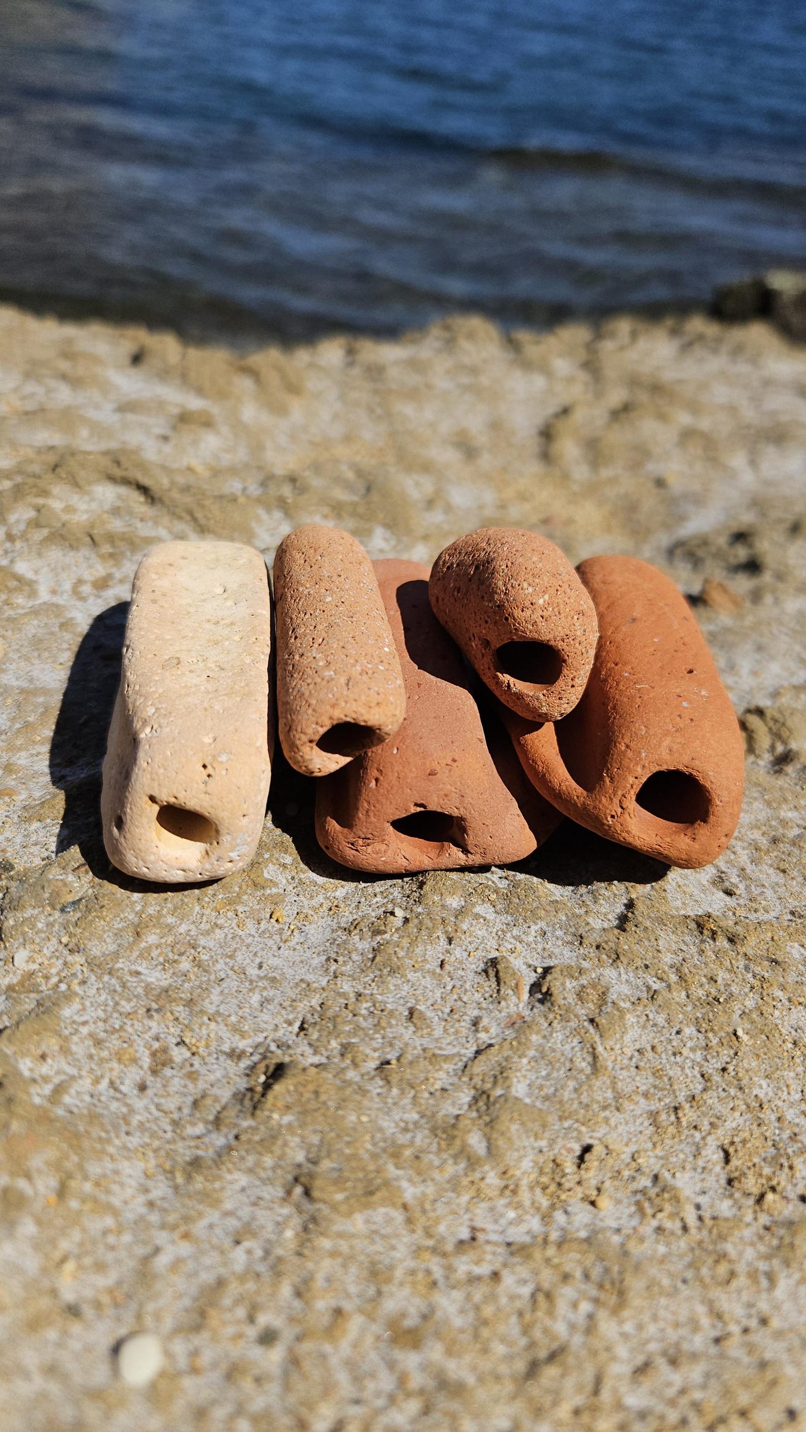Genuine Sea Clay / Sea Terracotta Bulk / Beach Bricks With Holes / Clay ...