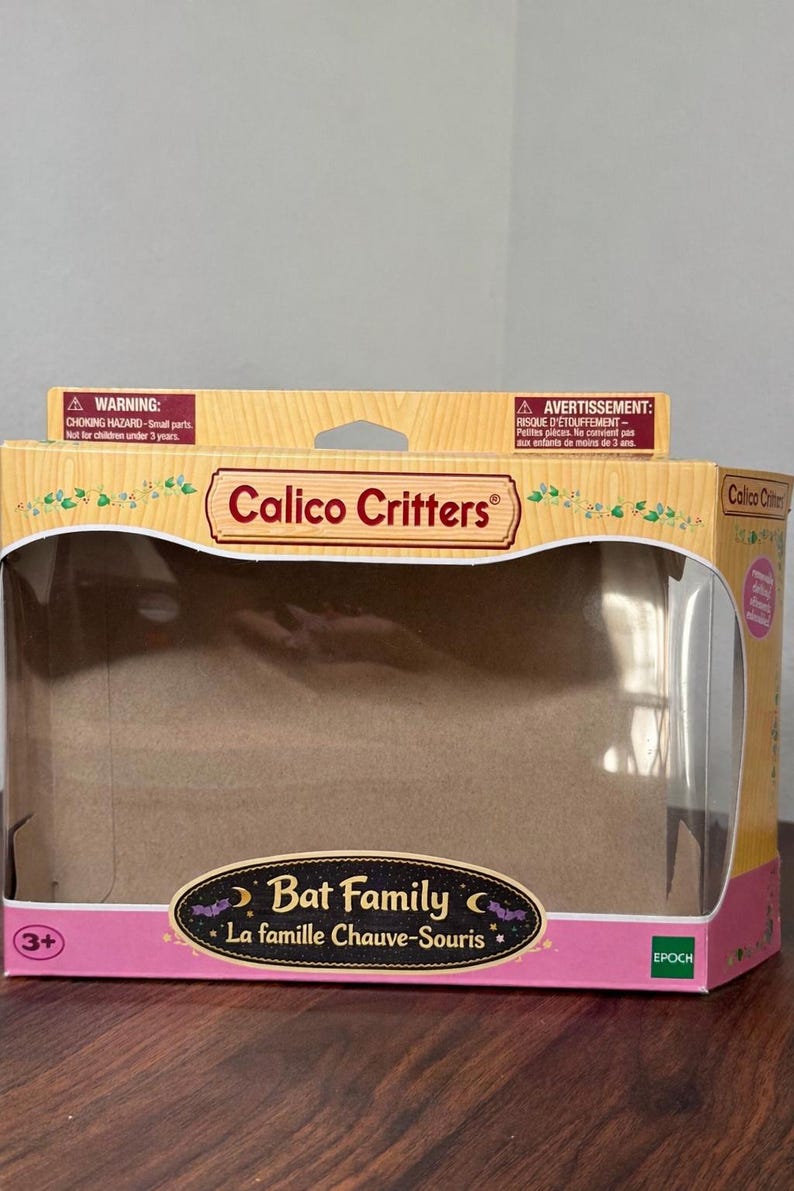 Bat Calico Critters Couple | Vampire Castle Display Box | Custom Fennec ...