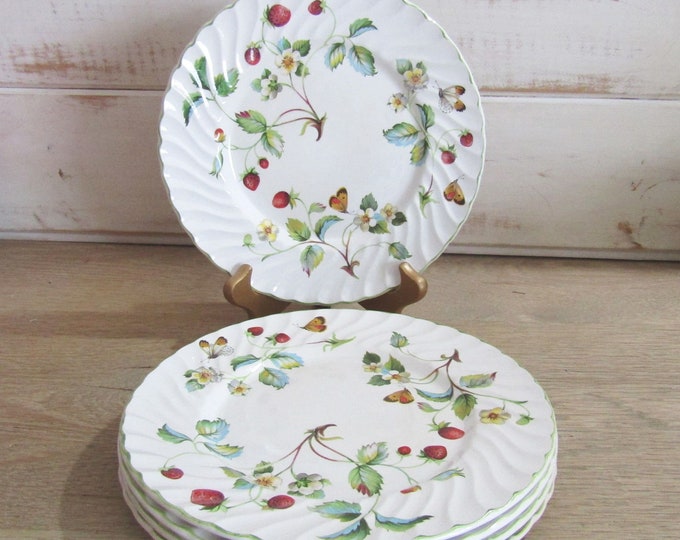 Old Foley James Kent China - "strawberry" Pattern - Made in England - Etsy