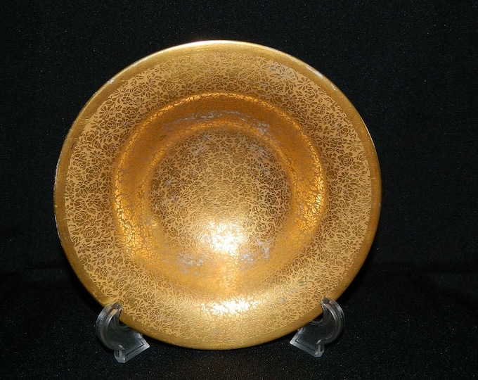 RARE Antique Pickard Gold Bowl Etched Rose and Daisy 1918 - Etsy