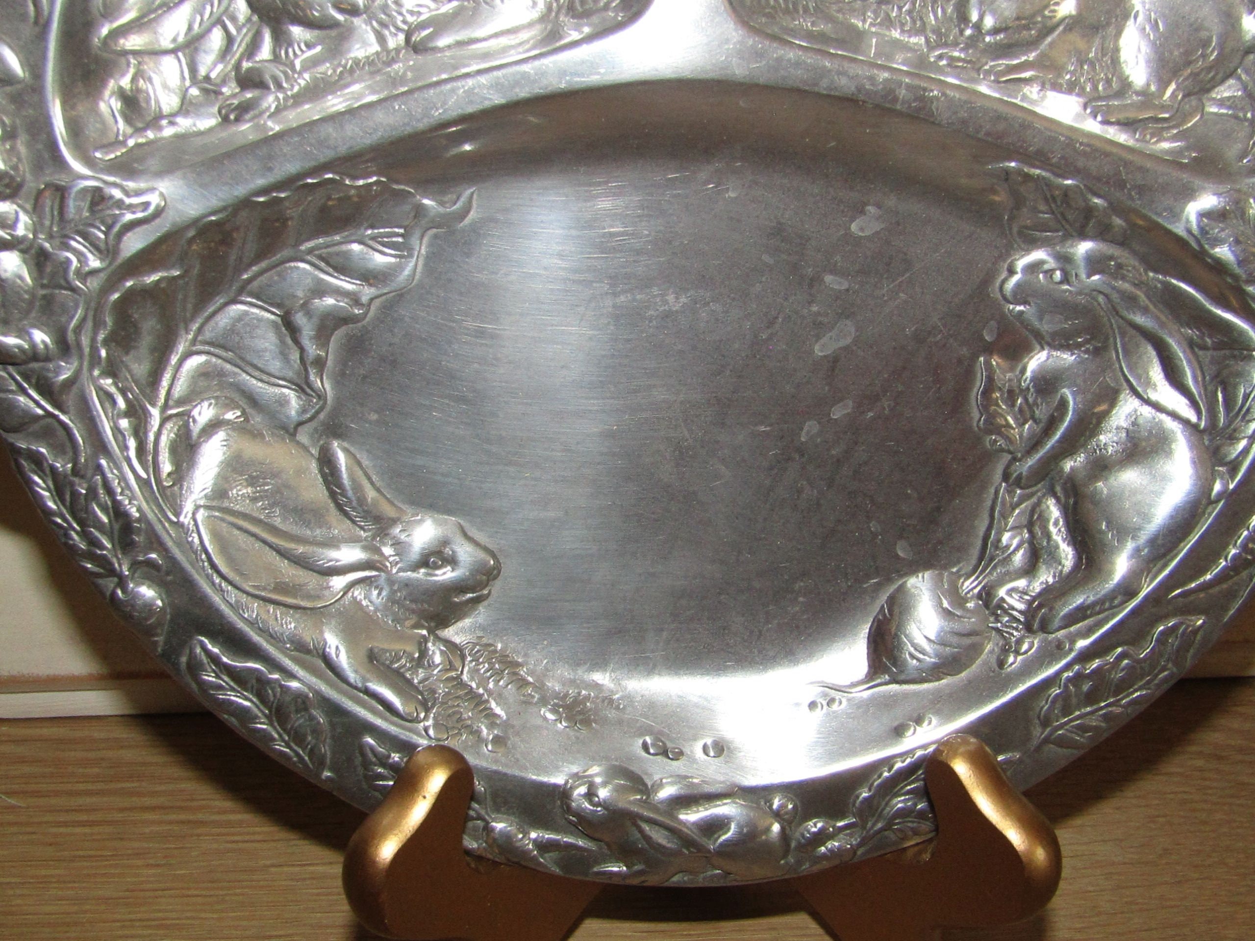 Home Décor Arthur Court Three Part Divided Aluminum Plate Home & Living ...