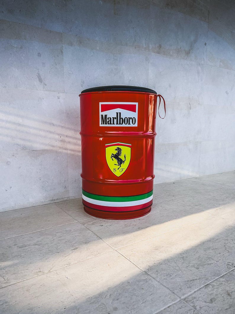 Ferrari F2005 Themed Red Barrel Chair Schumacher Edition - Etsy