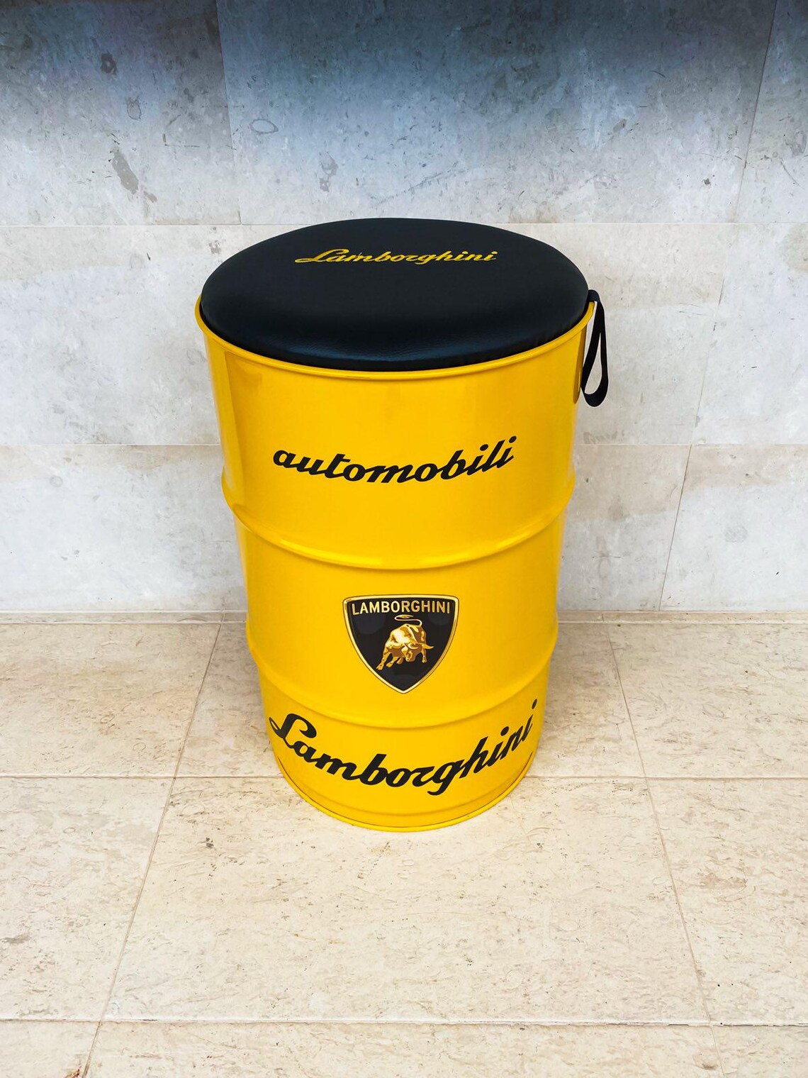 Lamborghini Yellow Barrel Chair - Etsy