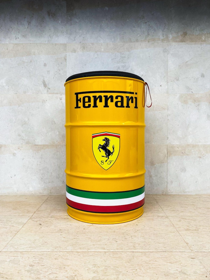 Ferrari Yellow Barrel Chair - Etsy