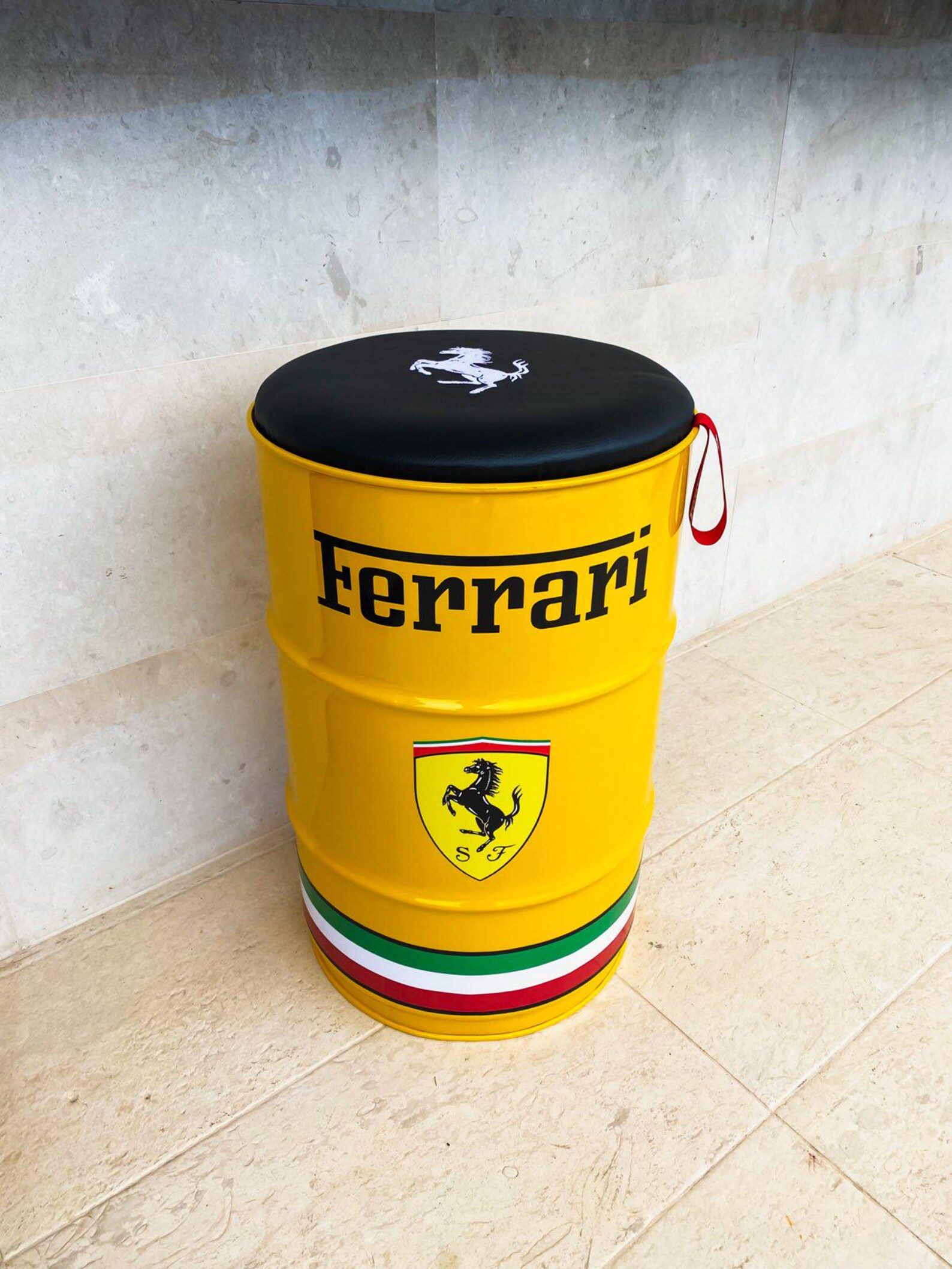 Ferrari Yellow Barrel Chair - Etsy