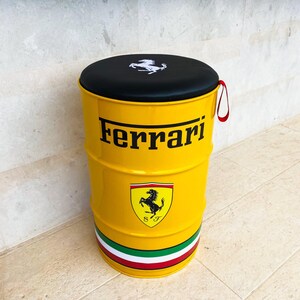 Ferrari Yellow Barrel Chair - Etsy