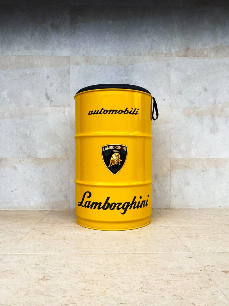 Lamborghini Yellow Barrel Chair - Etsy