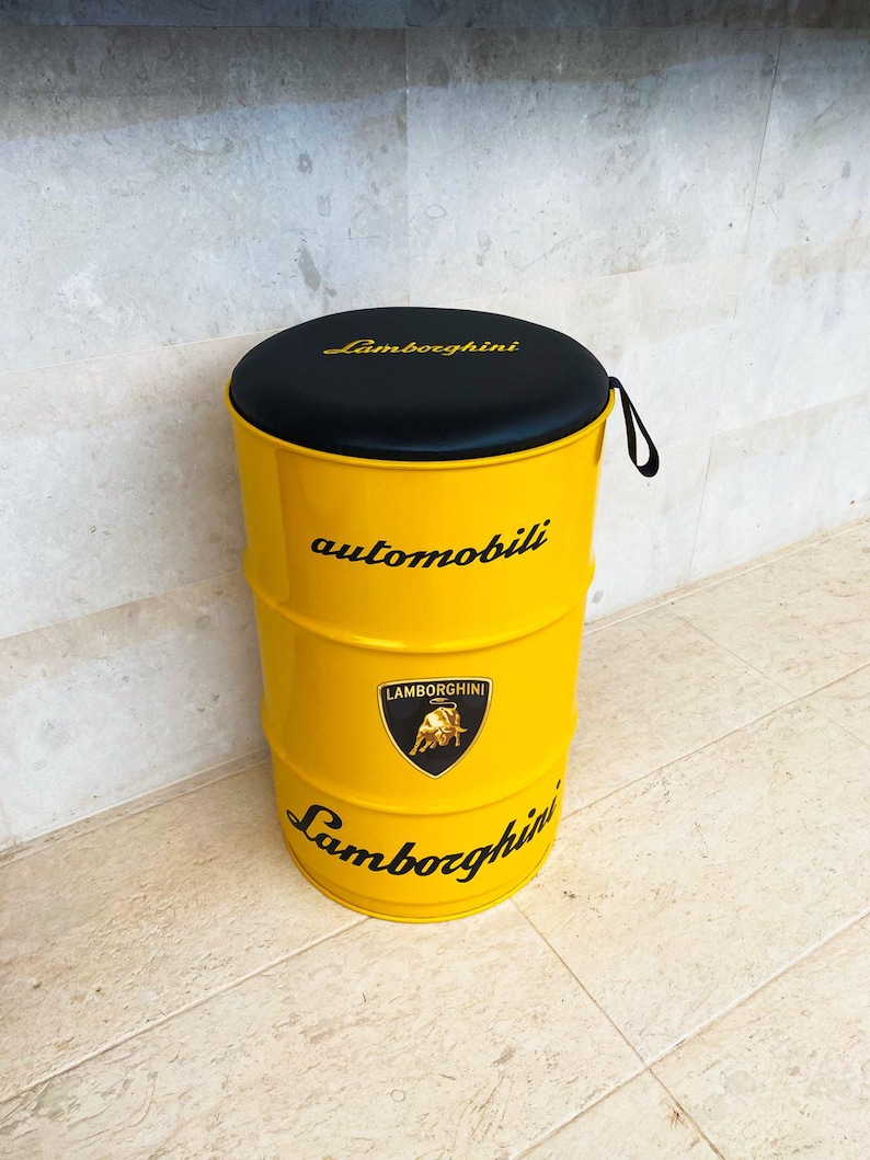 Lamborghini Yellow Barrel Chair - Etsy