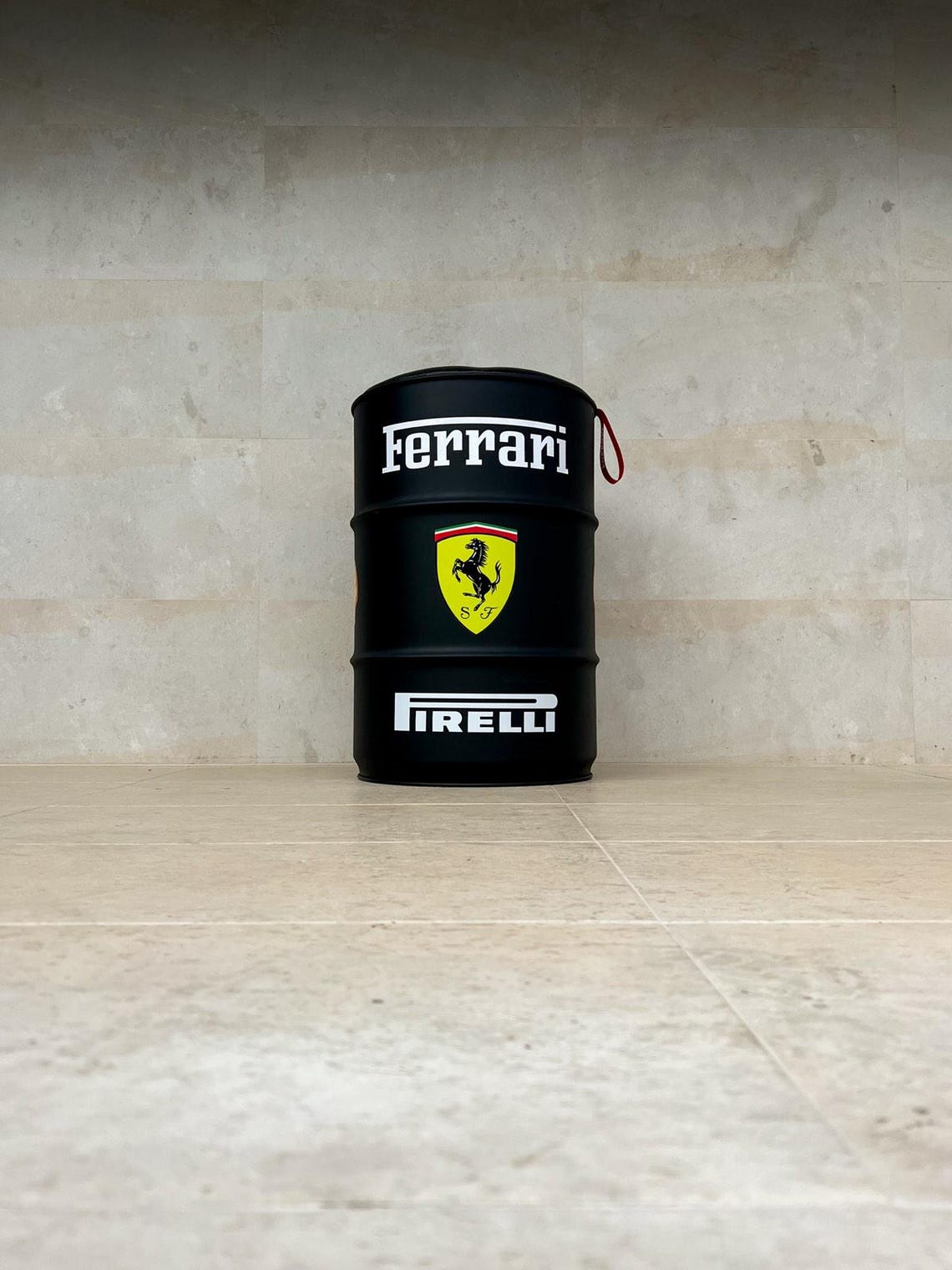 Ferrari Black Barrel Chair Pirelli Edition - Etsy