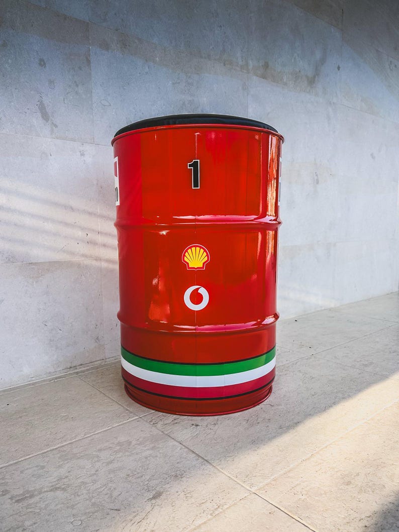 Ferrari F2005 Themed Red Barrel Chair Schumacher Edition - Etsy