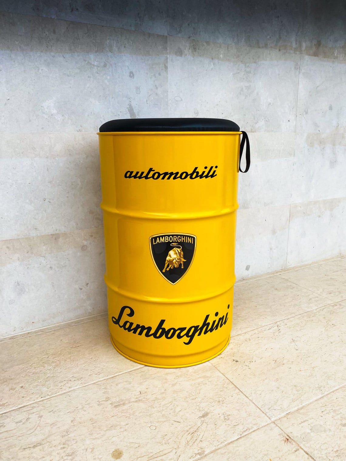 Lamborghini Yellow Barrel Chair - Etsy