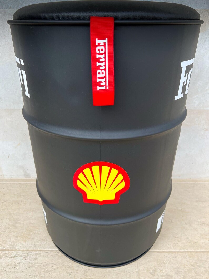 Ferrari Black Barrel Chair Pirelli Edition - Etsy