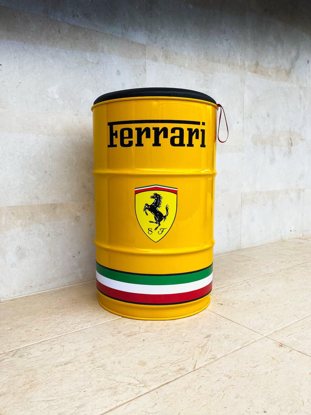 Ferrari Yellow Barrel Chair - Etsy