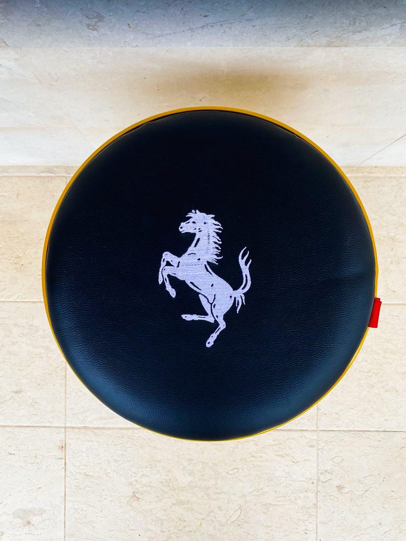 Ferrari Yellow Barrel Chair - Etsy