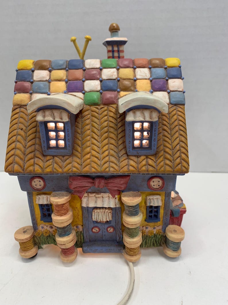 Storybook Collection Raggedy Ann & Andy Patchwork Light up House 2001 ...